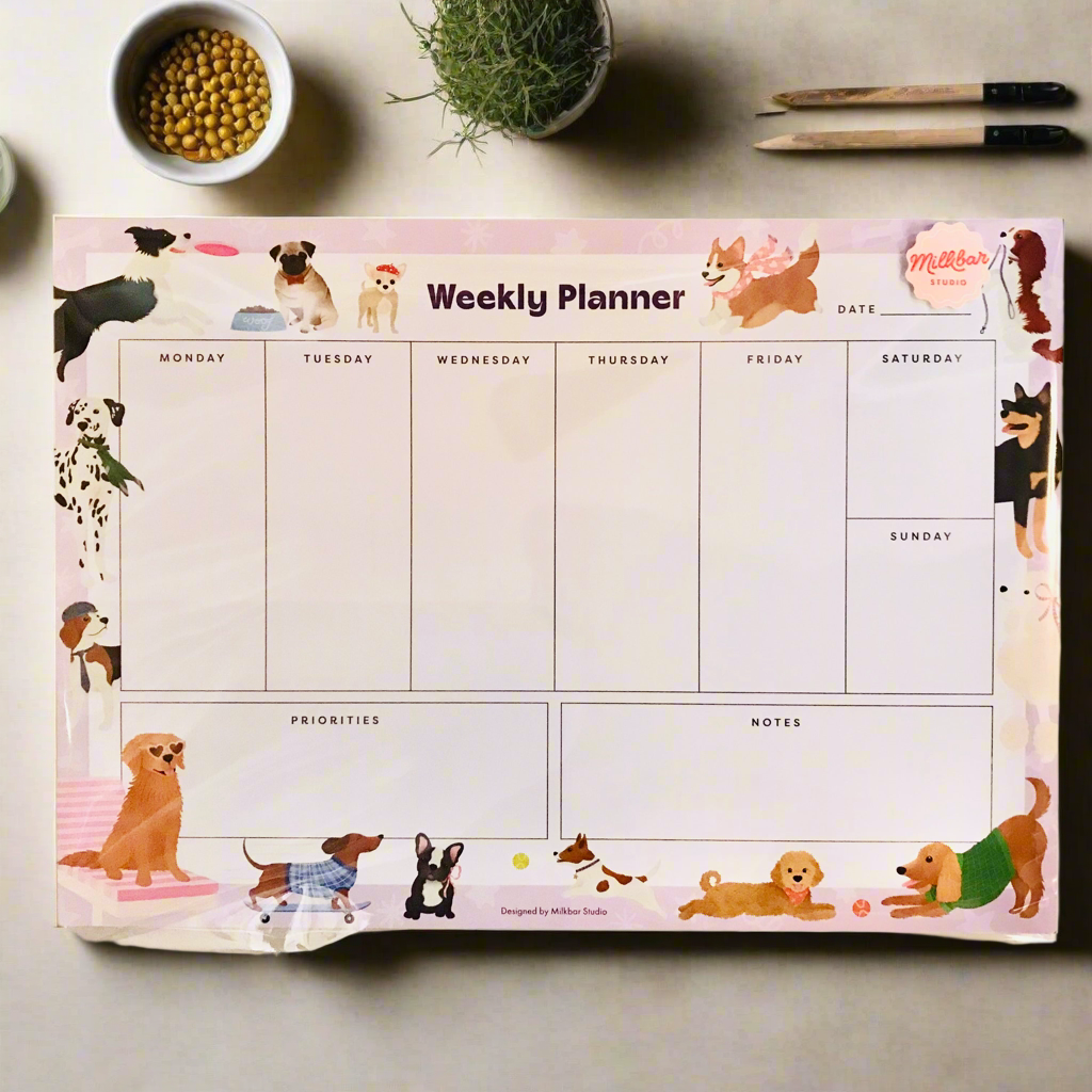 Weekly Meal Plan Notepad – Far Fetched Designs