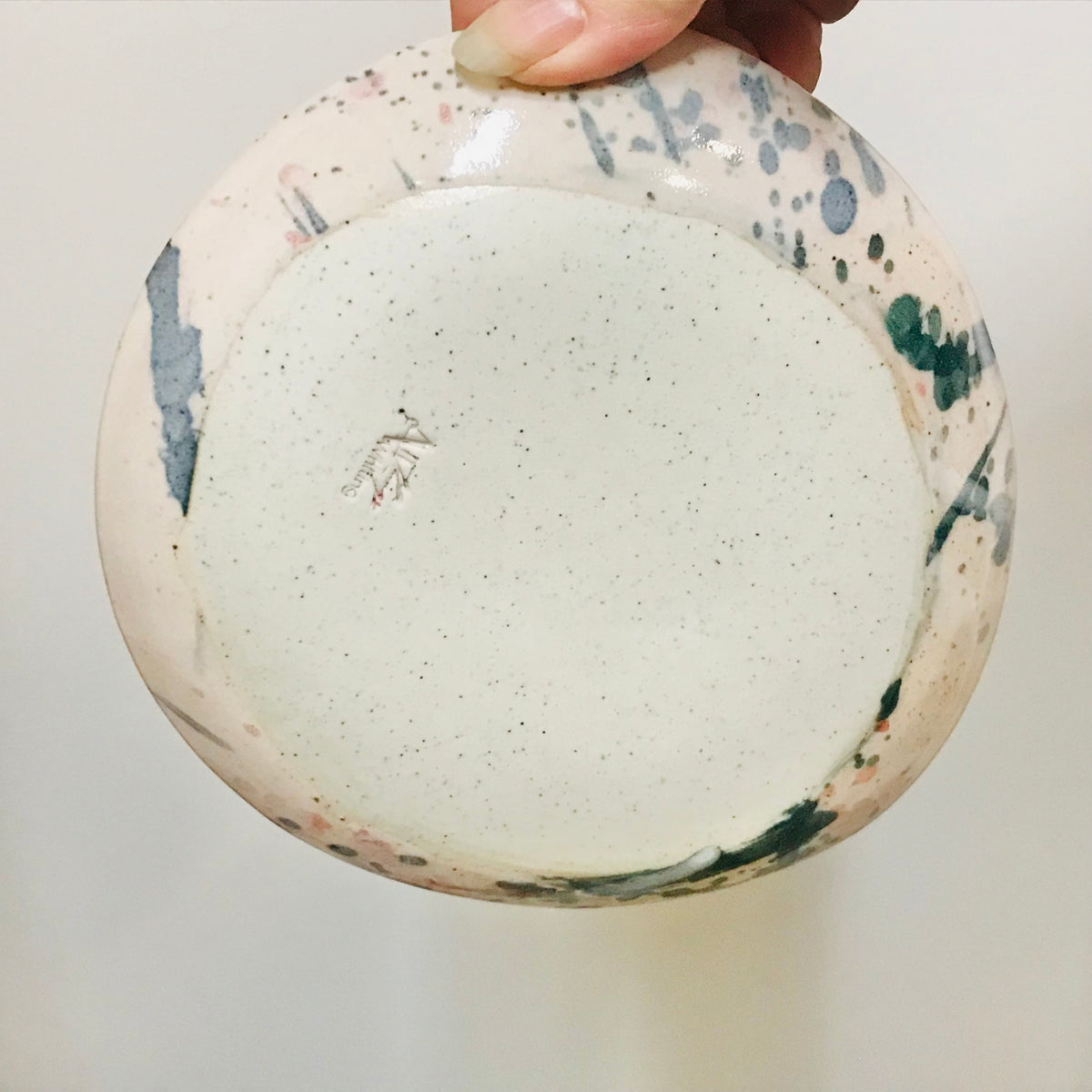 Handcrafted Pottery Plates - SAP Soft Pink Hundreds & Thousands – Far ...