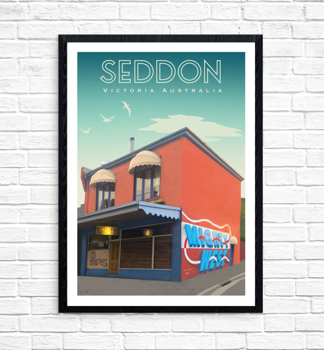 Vintage Poster - Seddon Deadly Sins – Far Fetched Designs